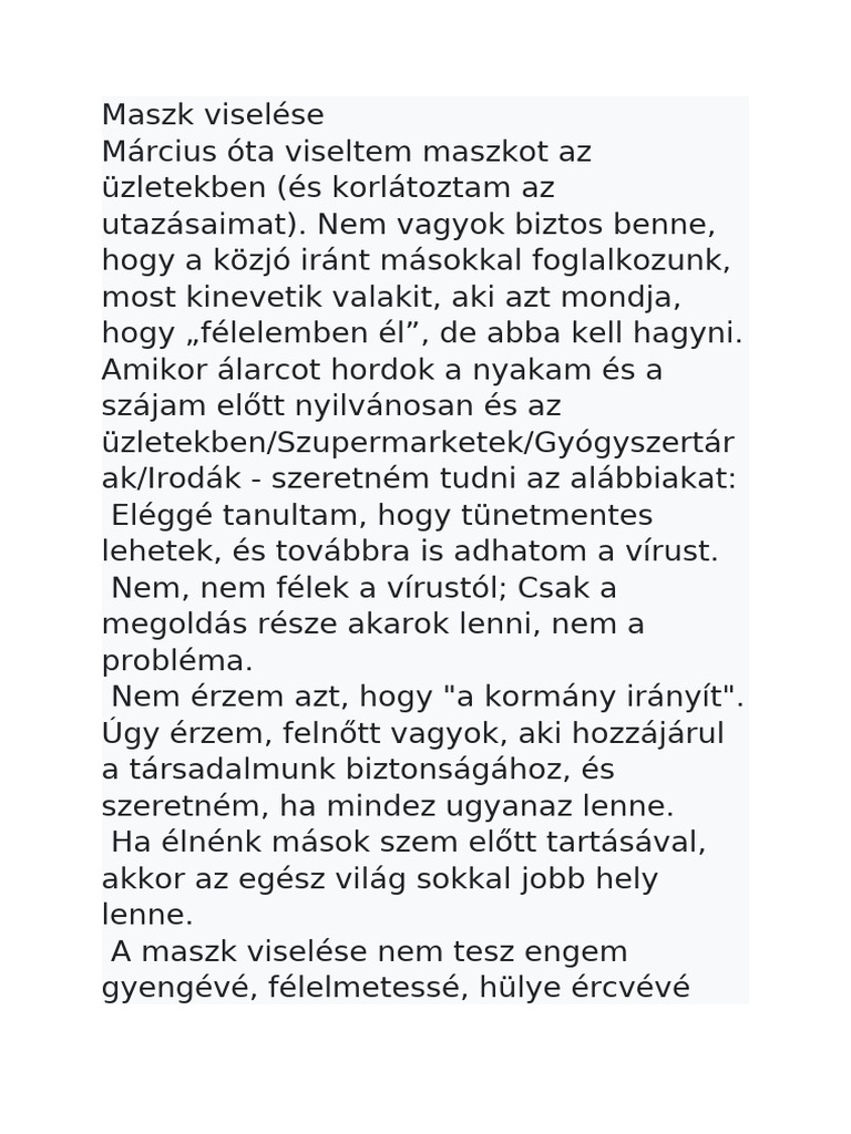 A Mask. docx | PDF