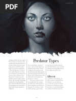 New Predator Types for V5 Characters | PDF