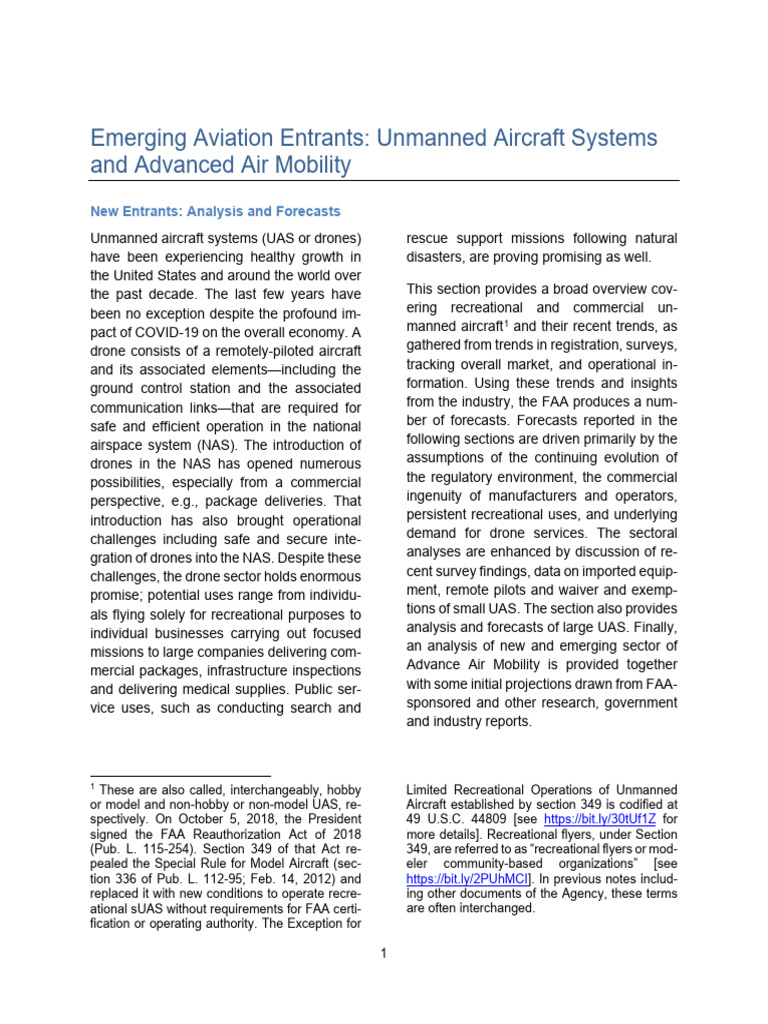 2024 Uas and Aam Compendium | PDF | Unmanned Aerial Vehicle | Aviation