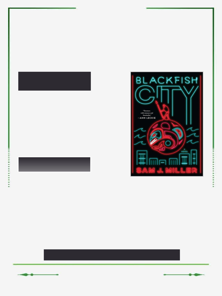 Blackfish City A Novel Miller Sam J eBook clear pdf | PDF