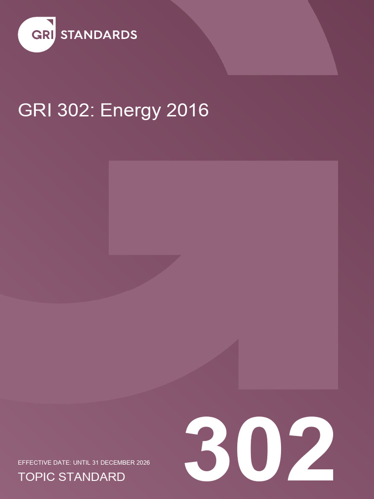GRI 302_ Energy 2016 | PDF | Energy Development | Natural Gas