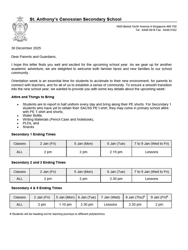 Year End Letter to Parents 2025_20251231_111139 | PDF