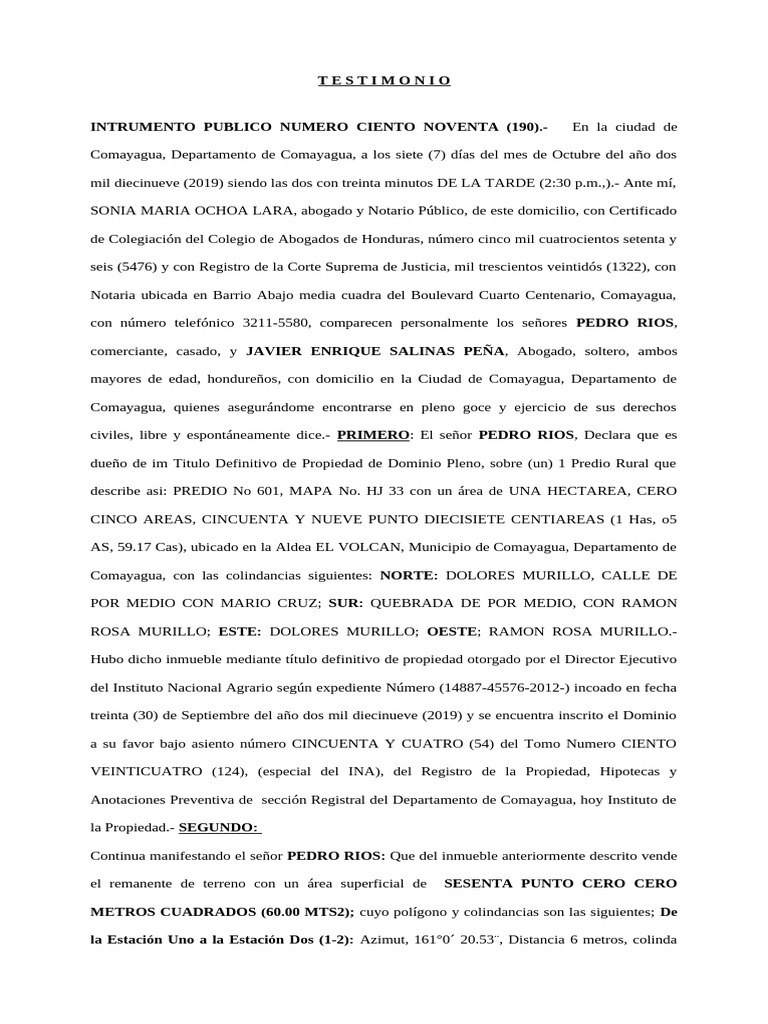 Compra Venta de Remanente | PDF