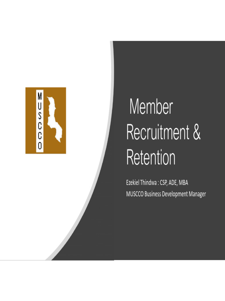 Effective Strategies for Member Retention | PDF | Cooperative ...