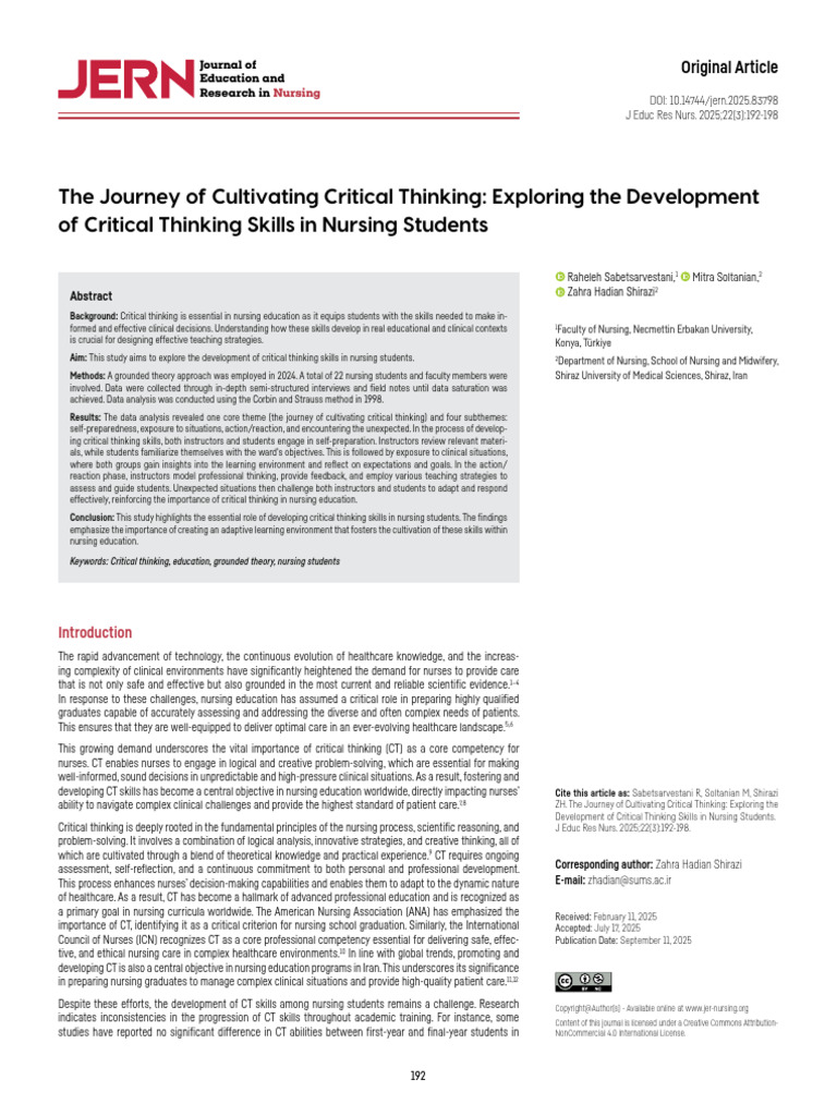 critical thinking | PDF | Critical Thinking | Learning