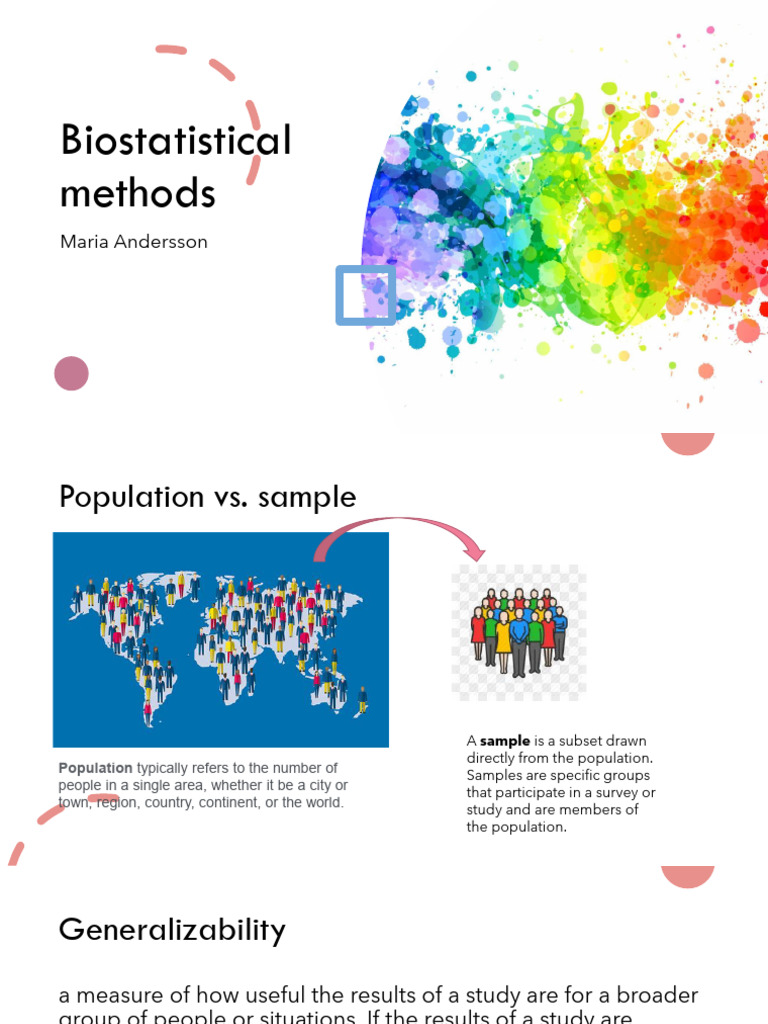 Biostatistical Methods Overview | PDF | Student's T Test ...