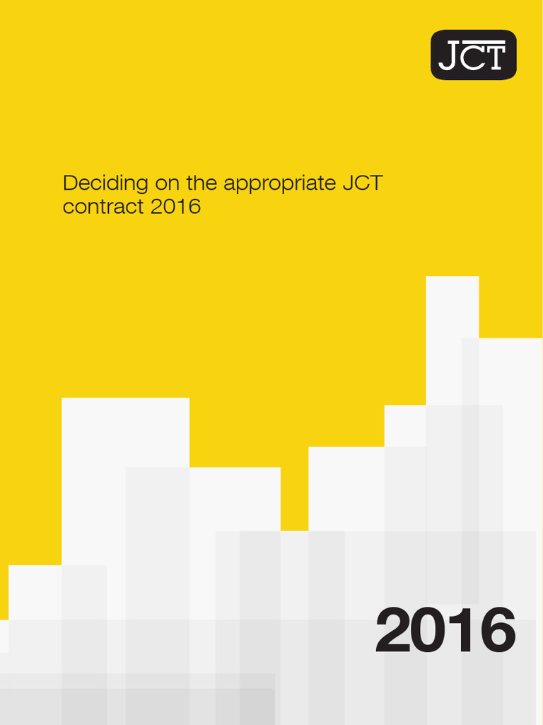Deciding-on-the-appropriate-JCT-contract-2016-updated-2022 | PDF ...
