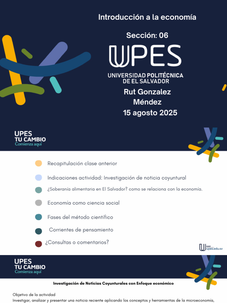 Clase 15 y 16 agosto intro a la economía | PDF | Ciencias económicas | Economía neoclásica