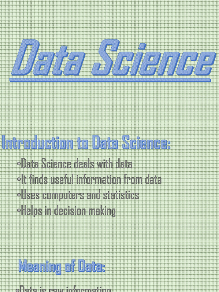 Data Science | PDF