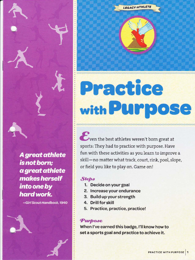 Purposeful Sports Practice Guide | PDF | Aerobic Exercise | Physical ...