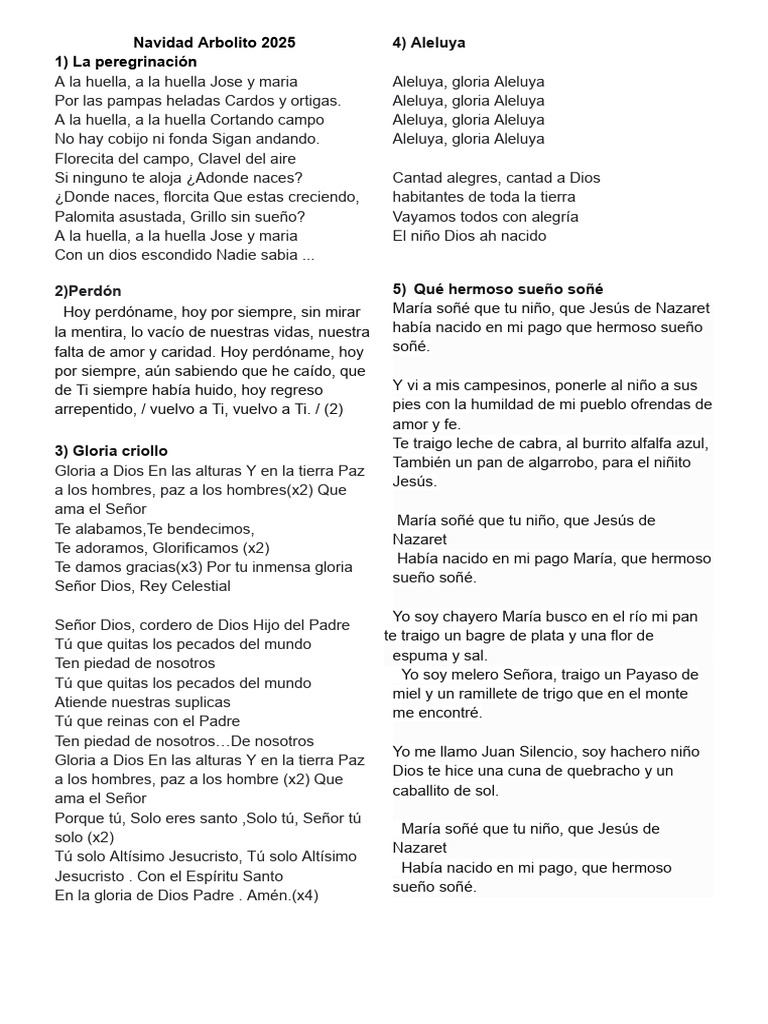 Navidad Arbolito 2025 (1) | PDF | María, madre de Jesús | Creencia ...