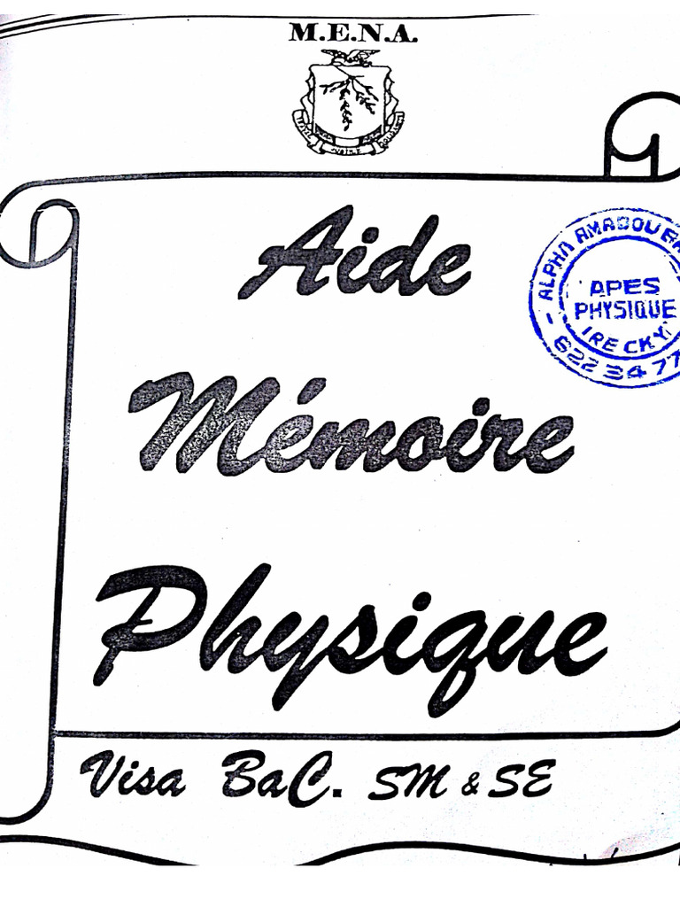 Pysique Theories Bac | PDF