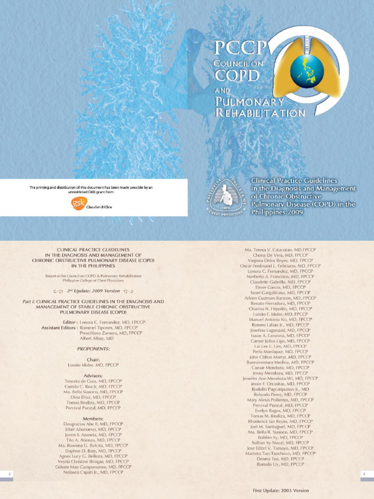 COPD Clinical Practice Guidelines in the Diagnosis and Management | PDF