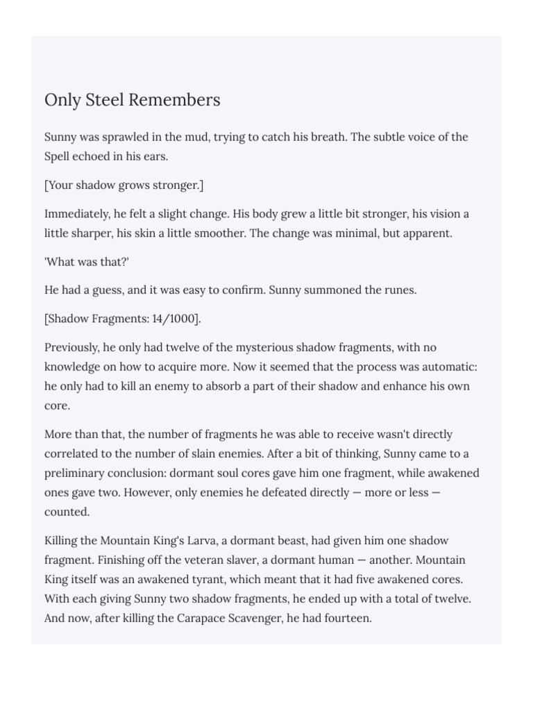 Shadow Slave Chapter 50 - Death Trap - WebNovel | PDF