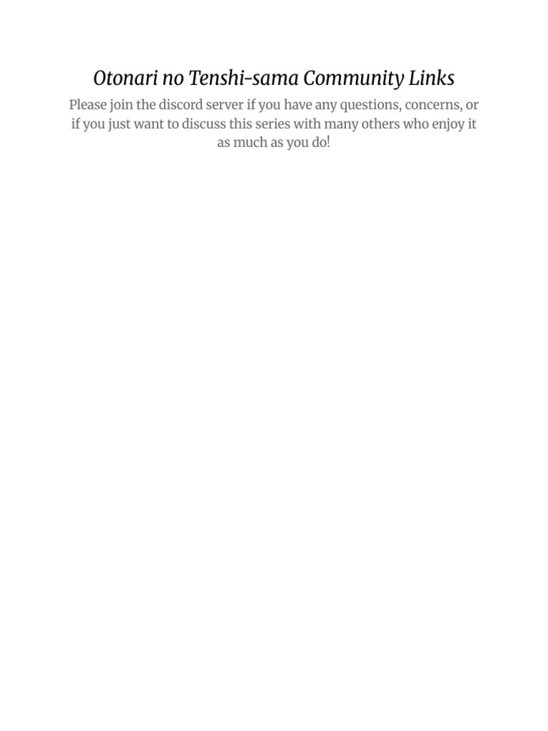 Discord.gg Otonari | PDF