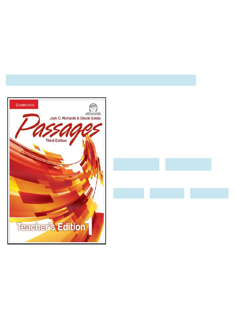 Passages Level 1 Teacher s Edition Jack C. Richards - ebook and ...
