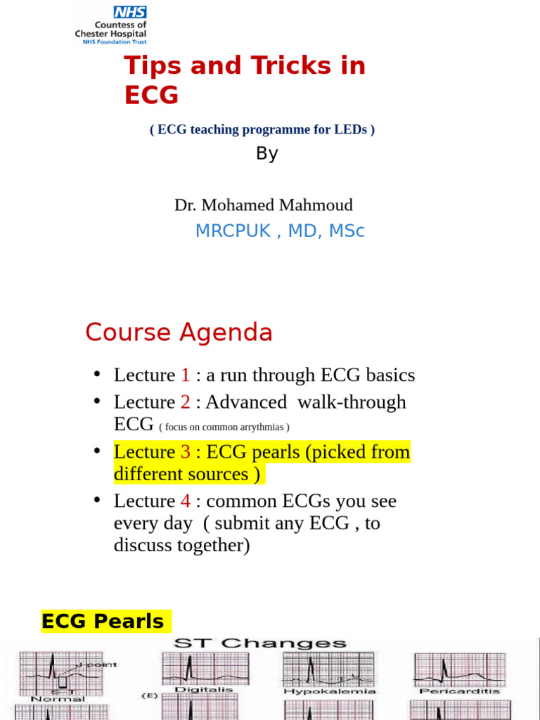 Ecg 3 - Led | PDF | Electrocardiography | Cardiology