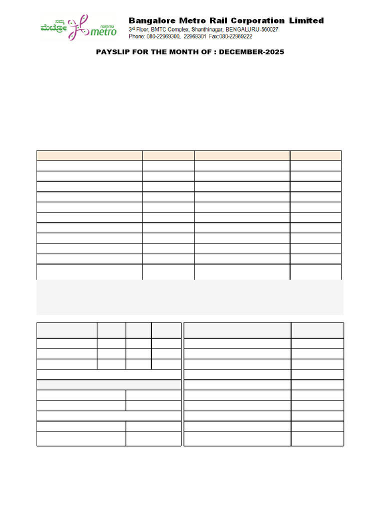 December 2025 Payslip for Employee 11952 | PDF | Taxes | Economies
