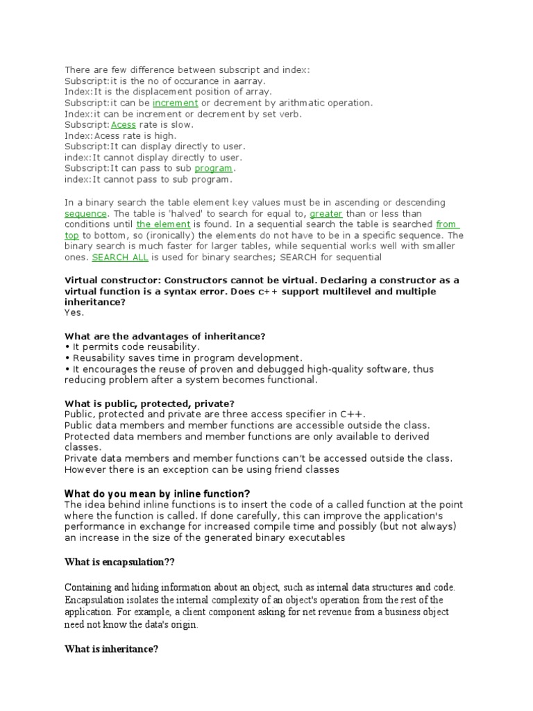 What Is Encapsulation Pdf Class Computer Programming Method