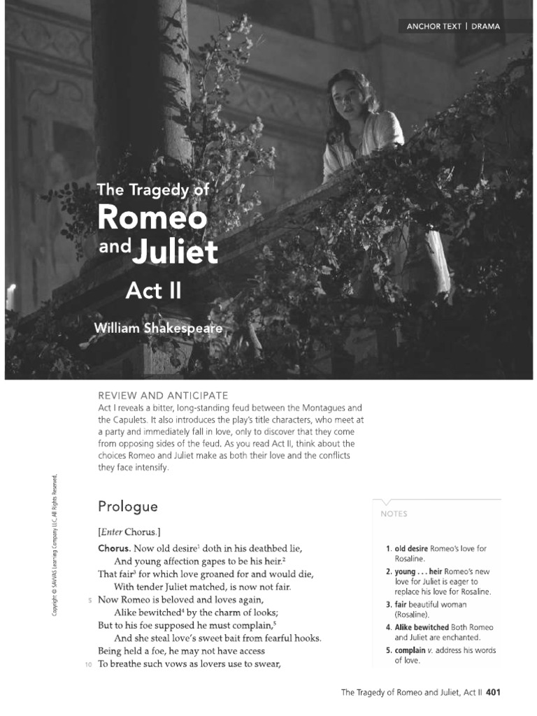 Romeo and Juliet Act 2 | PDF