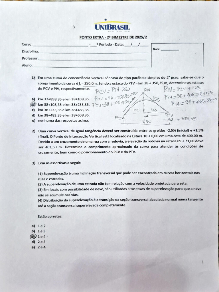exercício avaliativo 3 | PDF