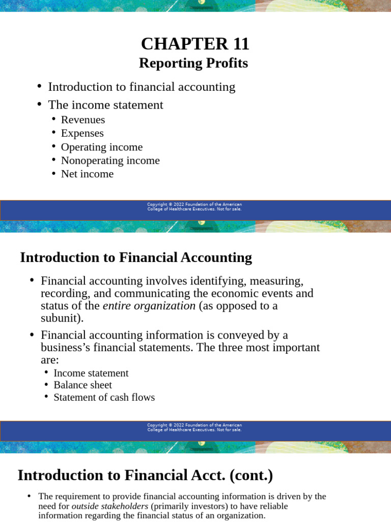 Ch 11 | PDF | Financial Accounting | Income Statement