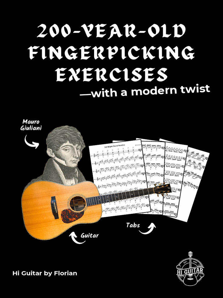 Modern Fingerpicking Exercises Guide | PDF | String Instruments | Music ...