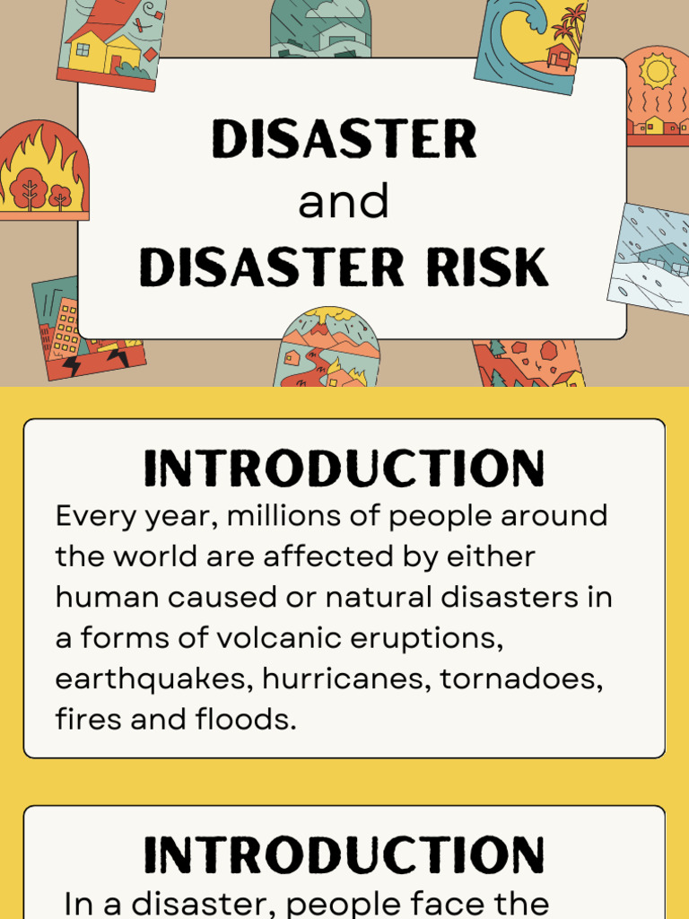 Natural Hazards and Disasters Earth Science Presentation in Colorful ...