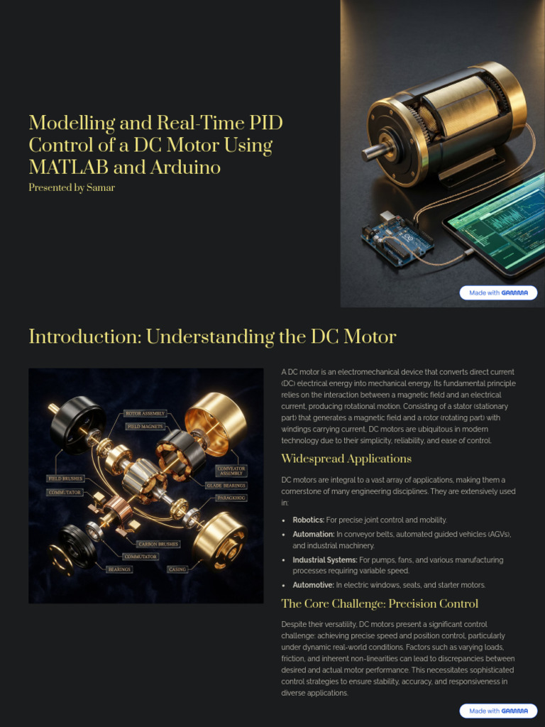 Modelling_and_Real_Time_PID_Control_of_a_DC_Motor_Using_MATLAB_and | PDF