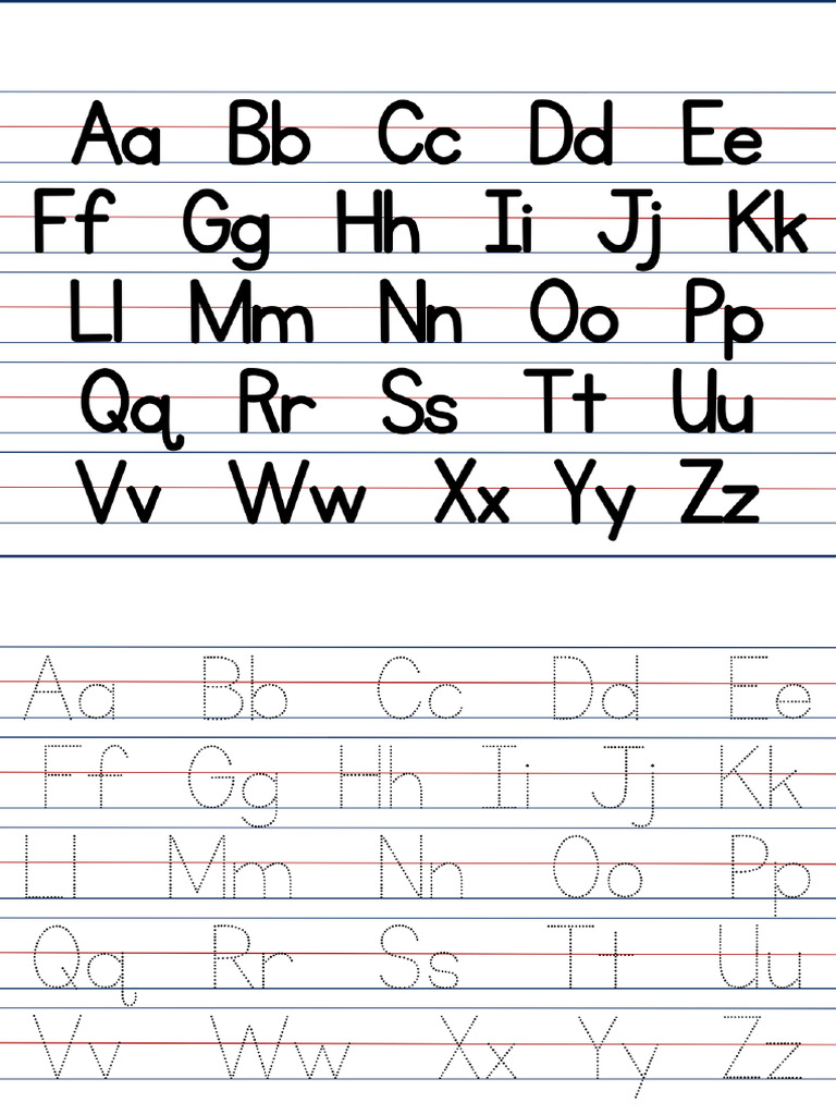 Alphabet Tracing Pad | PDF