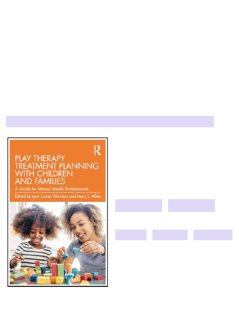 (Ebook) Play Therapy Treatment Planning with Children and Families : A ...