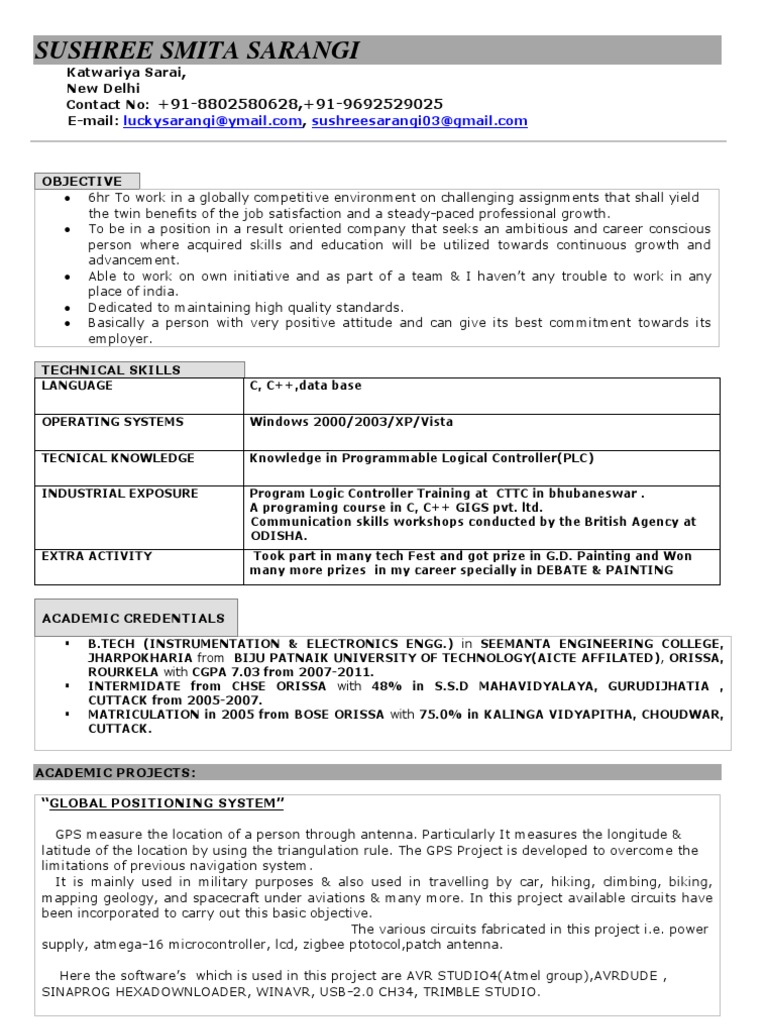 Smita Resume | PDF | Computing | Science