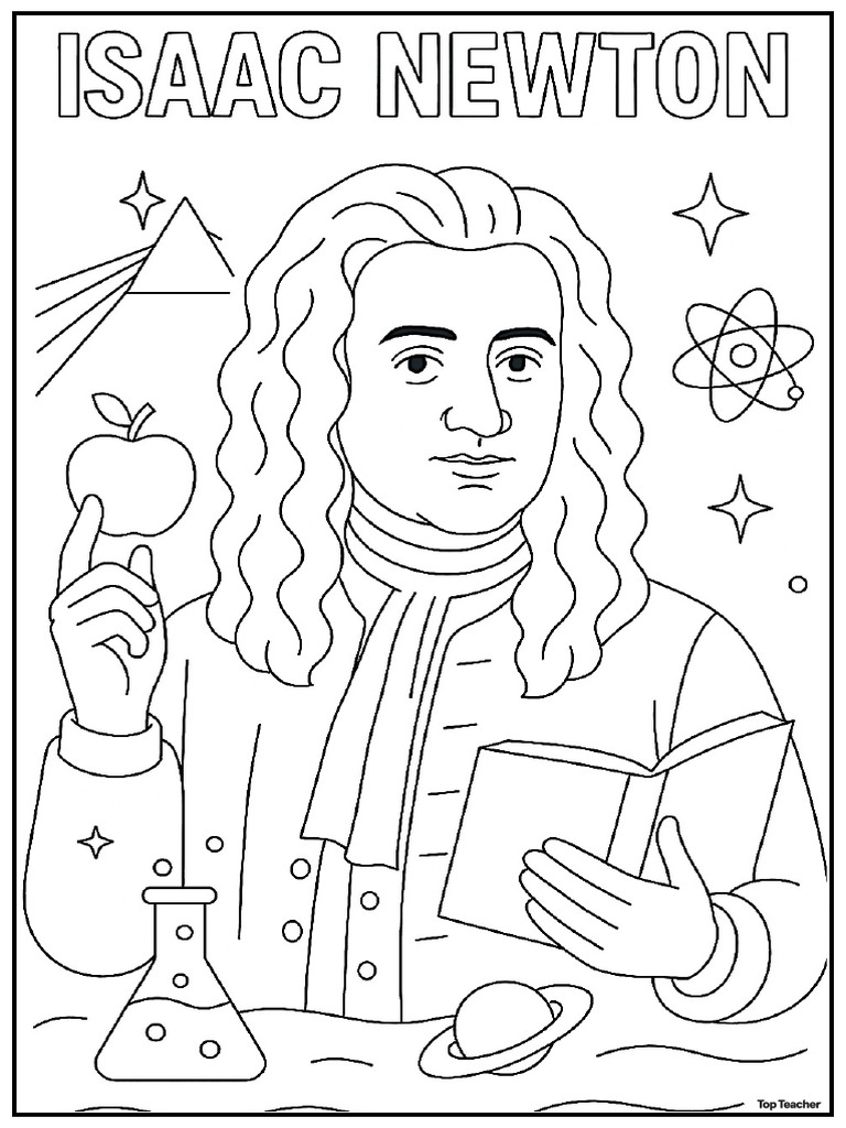 Famous Scientists Colouring in | PDF