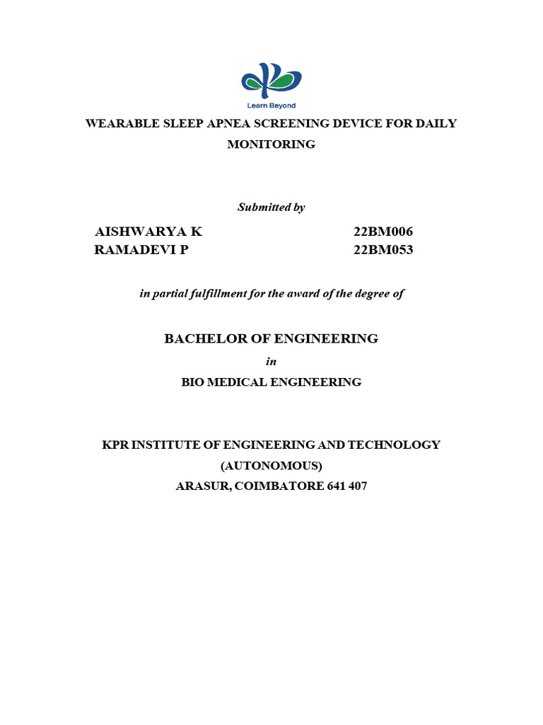 Assignment 2 | PDF | Wearable Technology | Monitoring (Medicine)