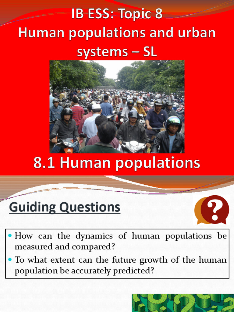 8.1 Human Population Dynamics | PDF | Cost Of Living | Total Fertility Rate