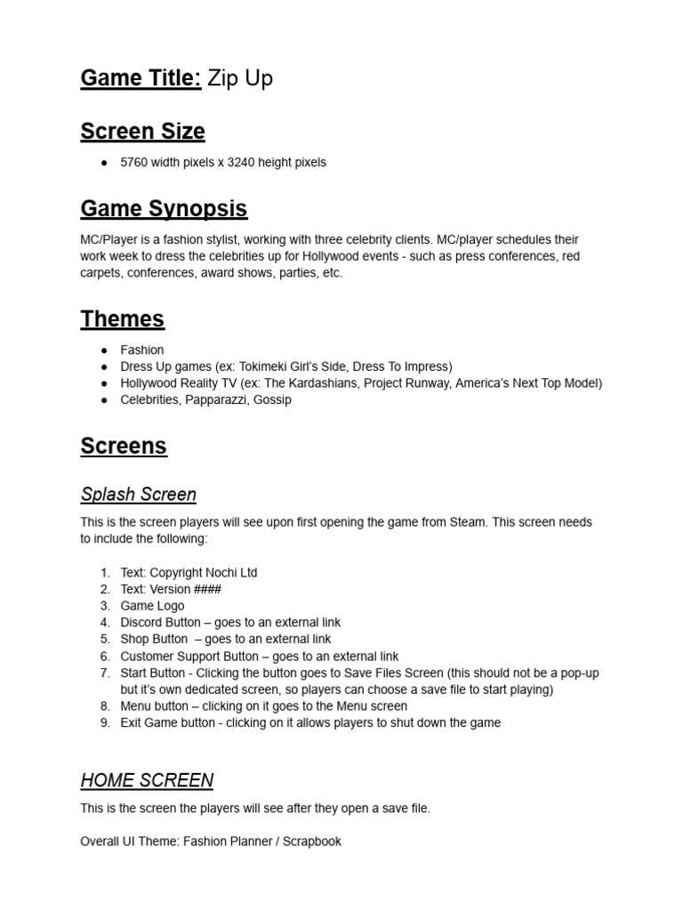 Zip Up UI Specs (1) | PDF