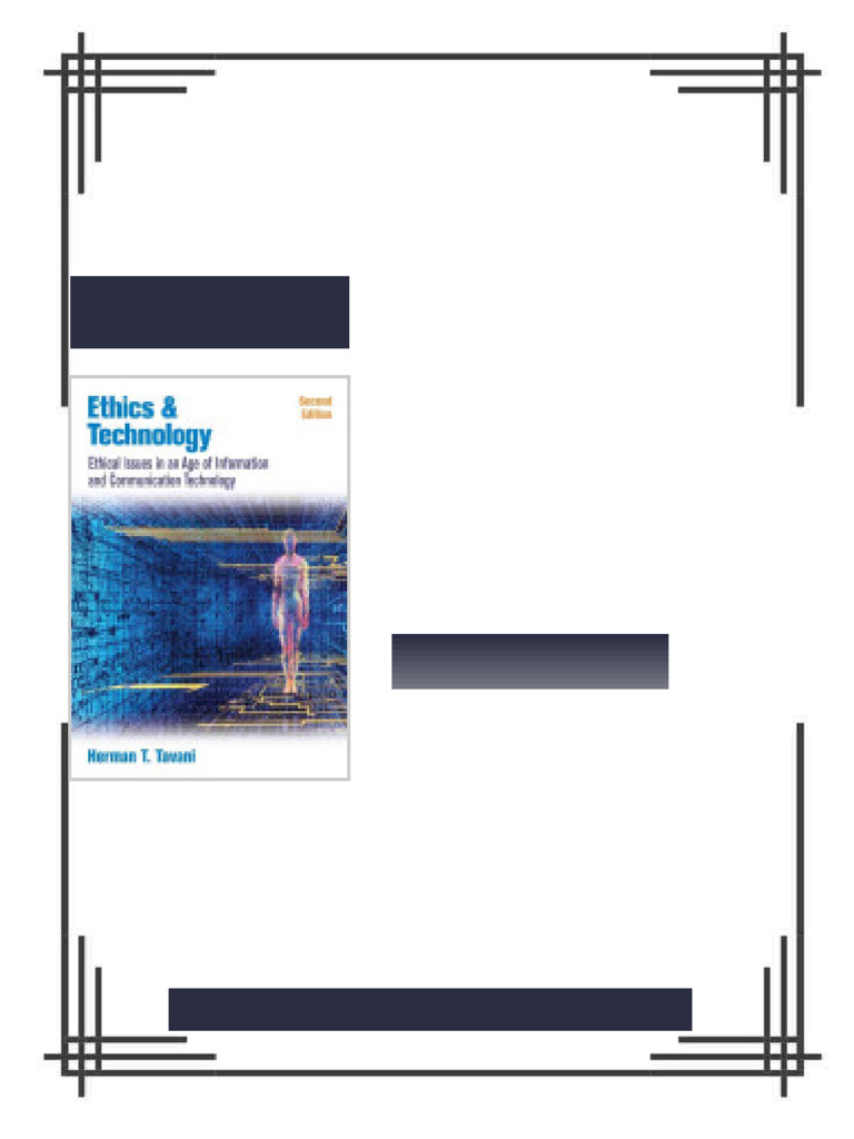 Ethics and Technology 2nd Edition Herman T. Tavani ebook downloadable ...