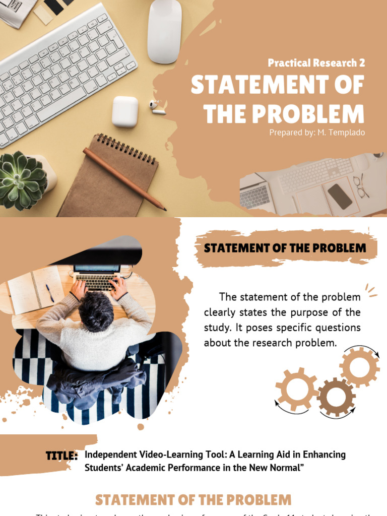 Statement of the Problem (1) | PDF