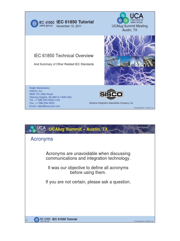 Iec 61850 Tutorial Pdf Ethernet Communications Protocols