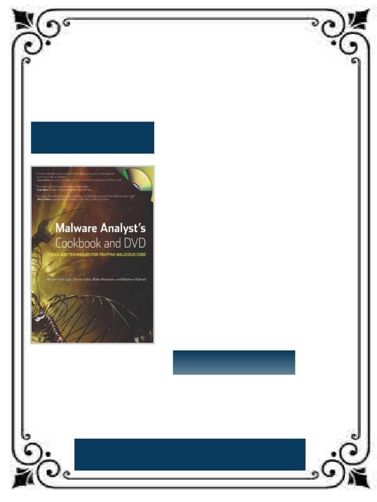 Malware Analyst's Cookbook and DVD: Tools and Techniques for Fighting ...