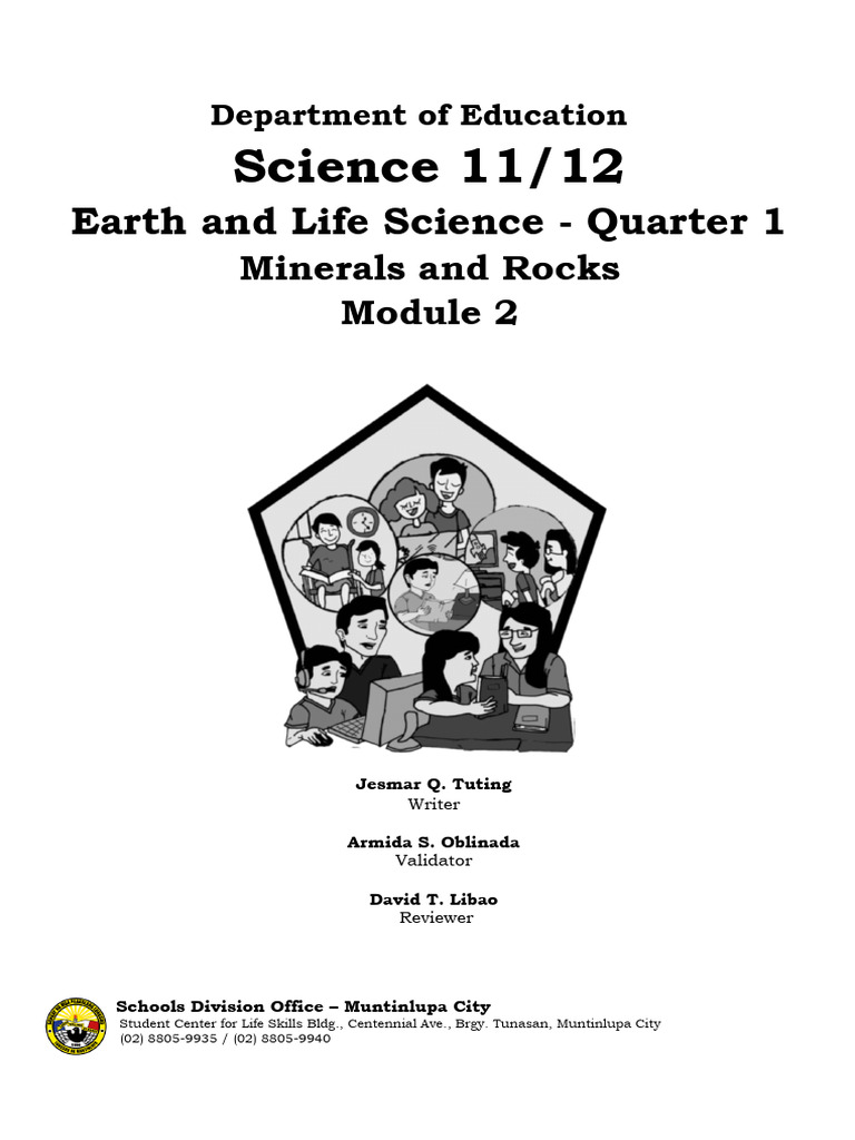 SCIENCE-Earth-and-Life-Science-Module-2 | PDF | Rock (Geology) | Igneous Rock