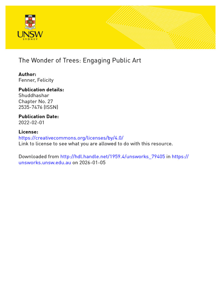The Wonder of Trees Engaging Public Art | PDF | Natural Environment