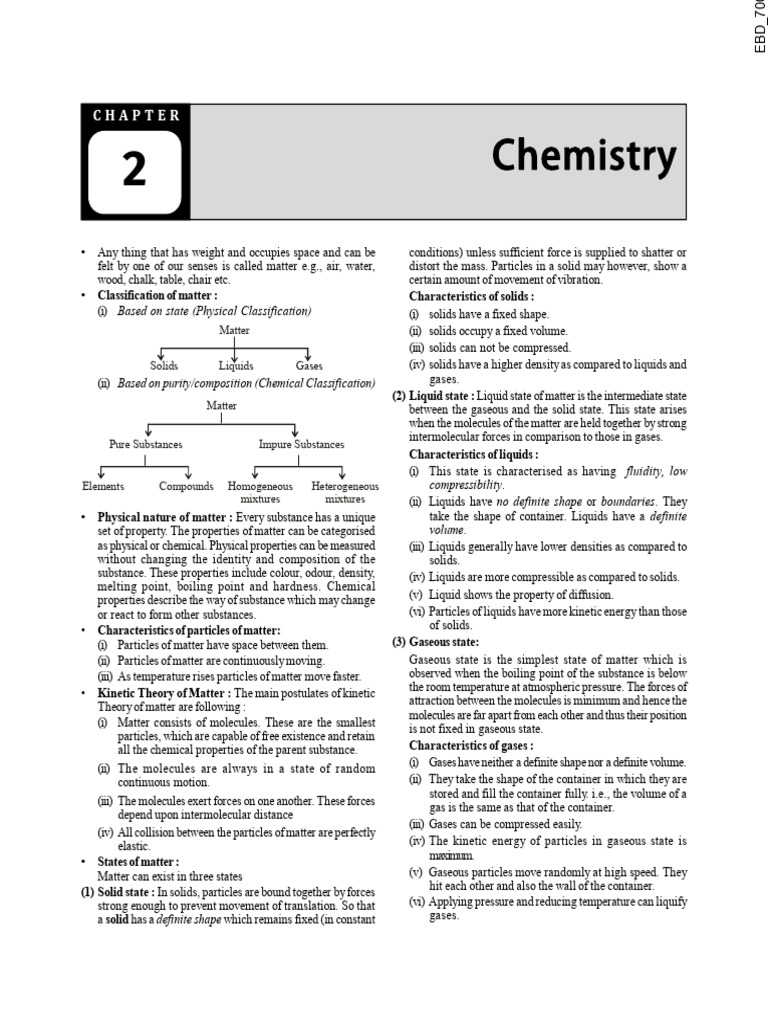 Understanding States of Matter in Chemistry | PDF | Mixture | Mole (Unit)