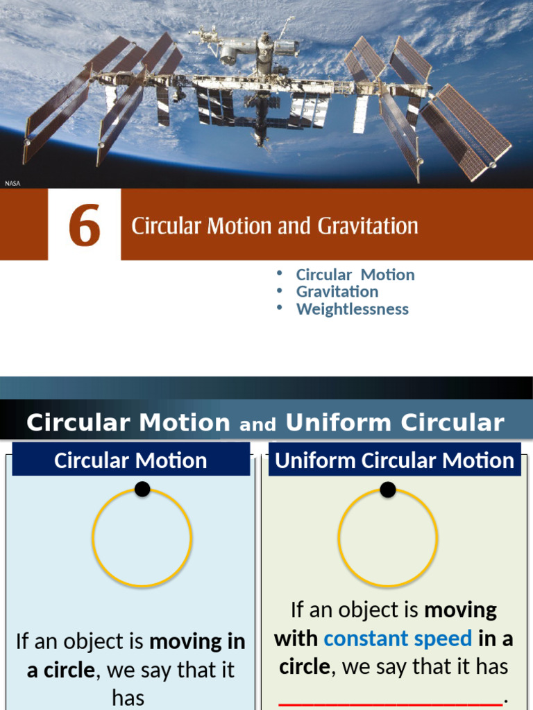 Circular Motion and Gravitation Explained | PDF | Force | Acceleration