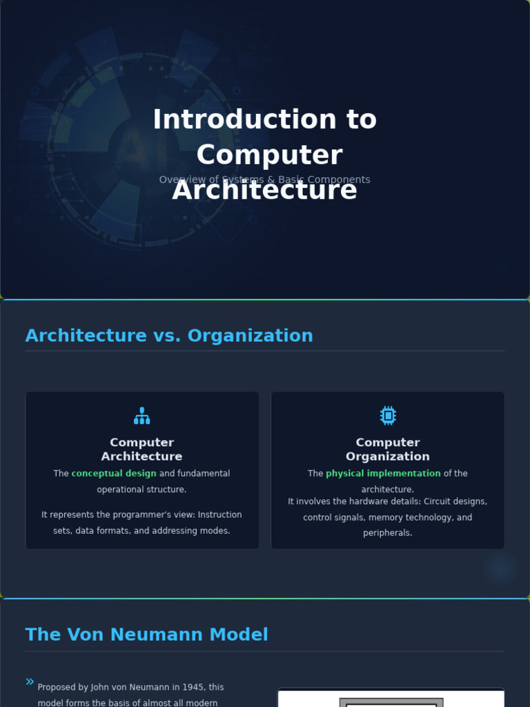 Introduction To Computer Architecture | PDF | Computer Data Storage ...
