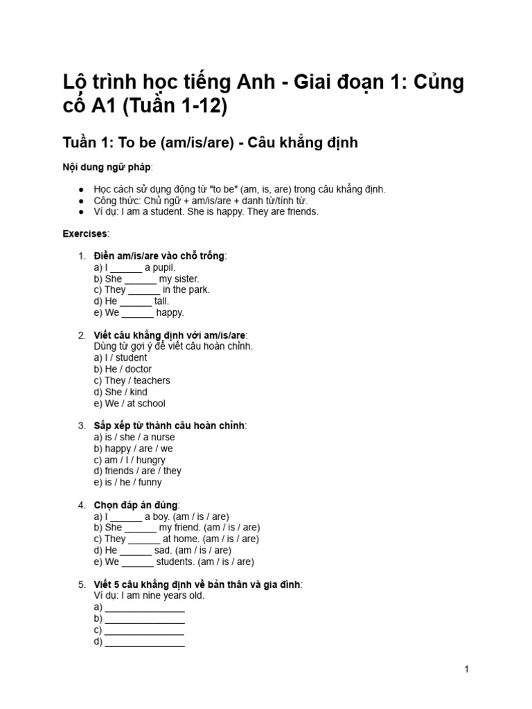 A2 Target Grammar | PDF