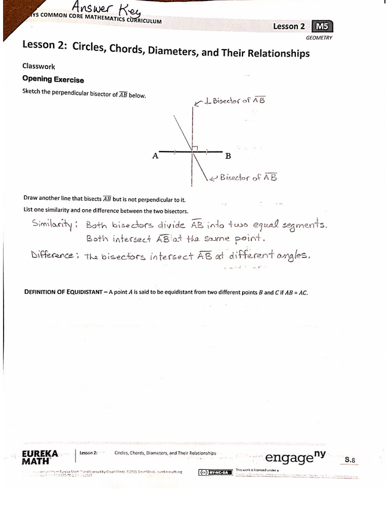 Lesson 2 Answer Key-1 | PDF