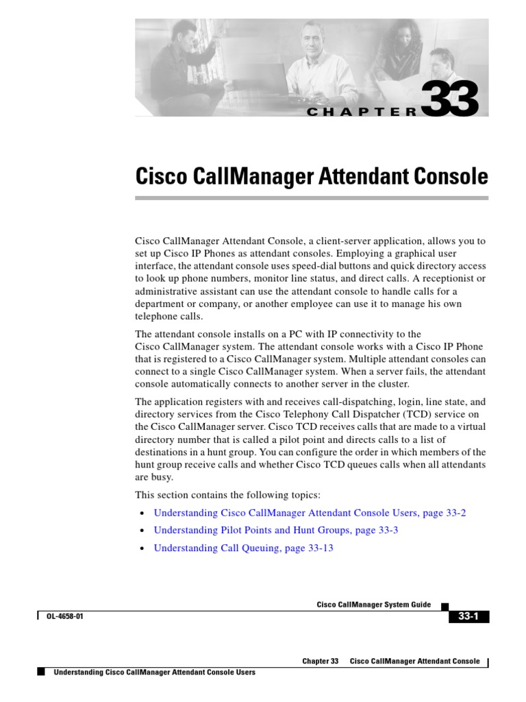 Cisco Callmanager Attendant Console | PDF | Command Line Interface ...