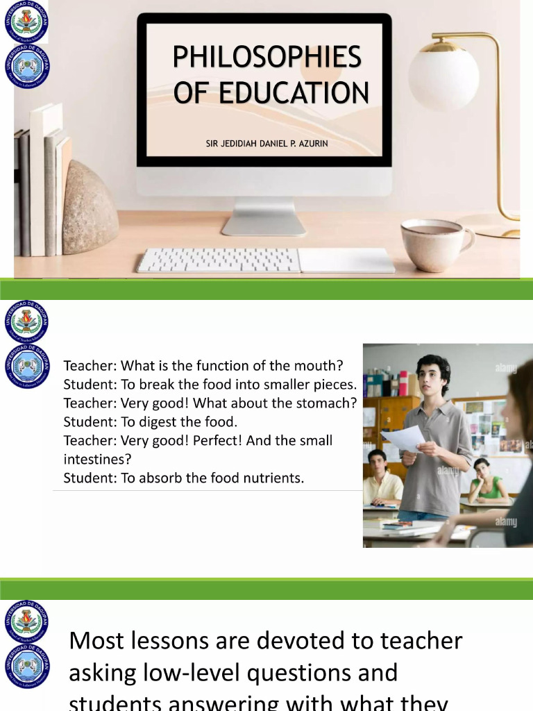 Chapter 1 Philosophies of Educ | PDF