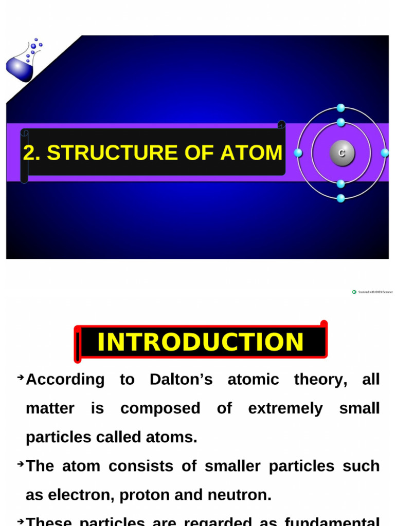 Structure of Atom | PDF